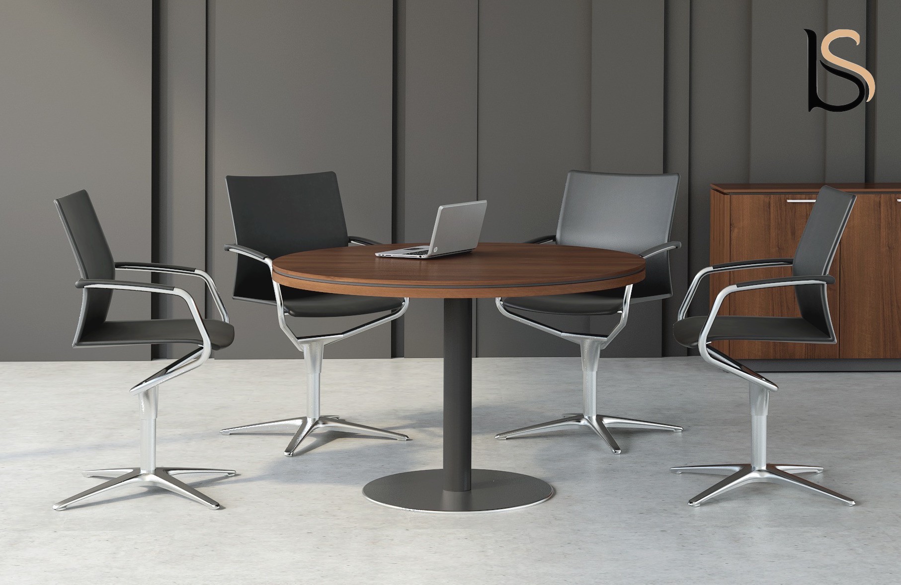 Table ronde 4 personnes Status - MDD Tables de réunion MDD